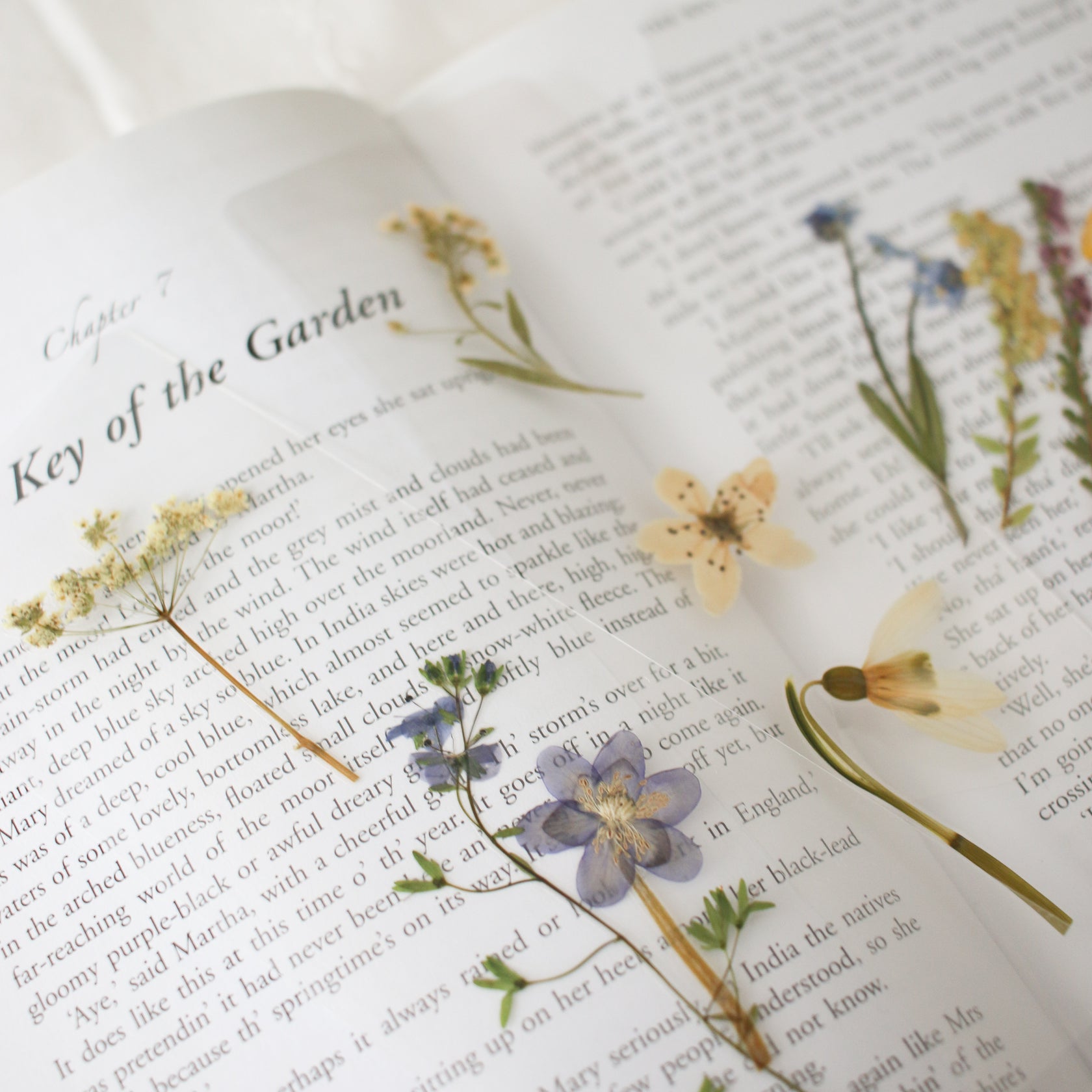 Colin Craven Bookmark – fleurs et temps
